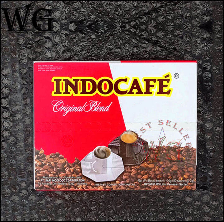 kopi indocafe original blend 50 sachet box | Lazada Indonesia