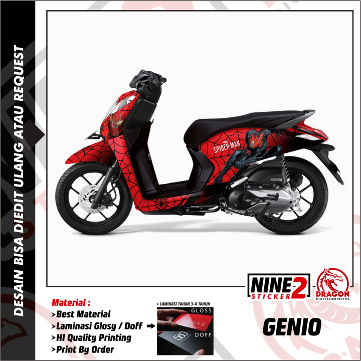 STICKER GENIO DECAL GENIO STRIPING GENIO FULL BODY STIKER GENIO DECAL ...