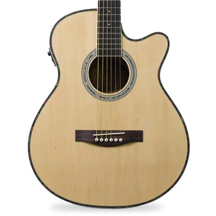 Davis Acoustic Guitar DA-4003-N-EQ-T light brown | Lazada PH