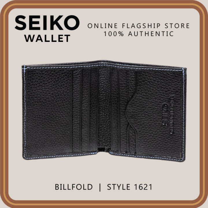 Seiko Wallet - Genuine Leather Slim Billfold - 1621 | Lazada PH