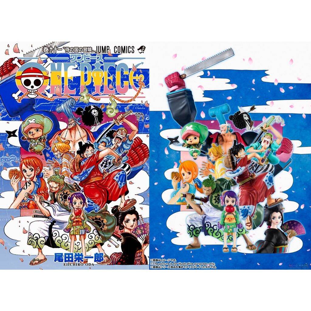 Set กลุ่มหมวกฟาง วาโนะ [มือ 1] FZ ของแท้ - Straw Hat Pirate Full Team ...