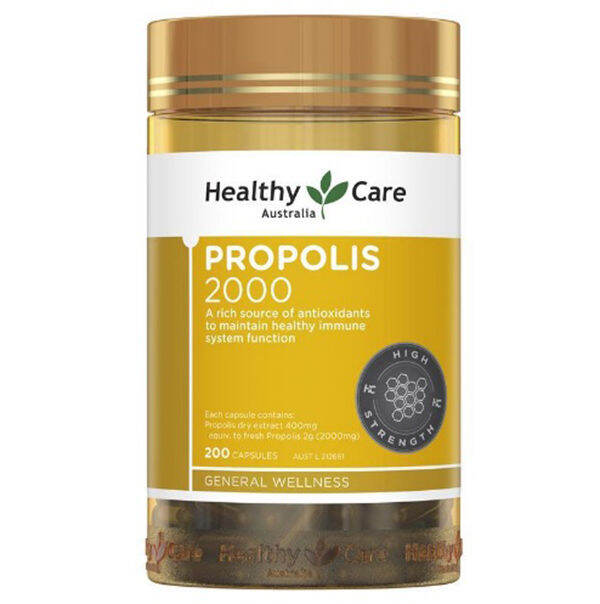 Healthy Care Propolis 2000mg 200caps Propolis 2000 Original Australia ...