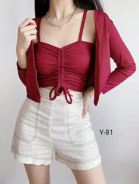 MAGGIE SET | Lazada PH: Buy sell online Crop-Top with cheap price ...