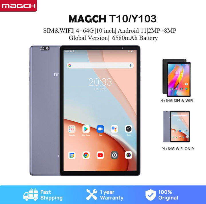 [2023 New]MAGCH Tab T10/Y103 Tablet 10.1 Inch Android 11 6580mAh 4GB ...