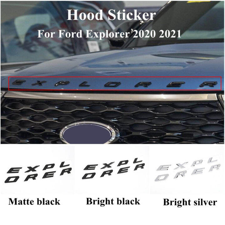 Car Stickers Hood Sticker Car Logo Front Engine Explorer Sticker 3D ...