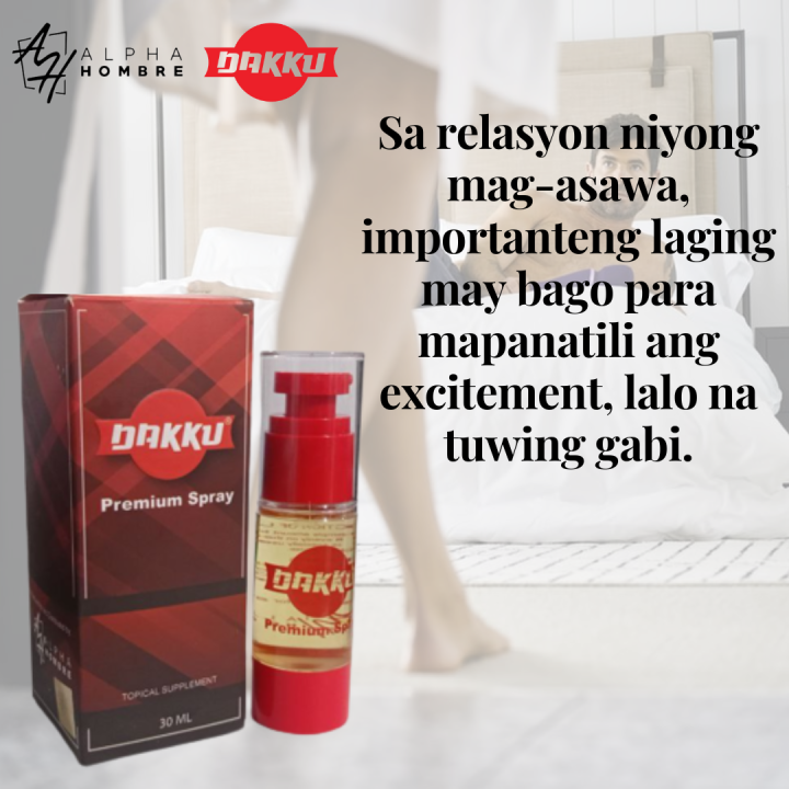 Alpha Hombre Dakku Premium Spray | Lazada PH