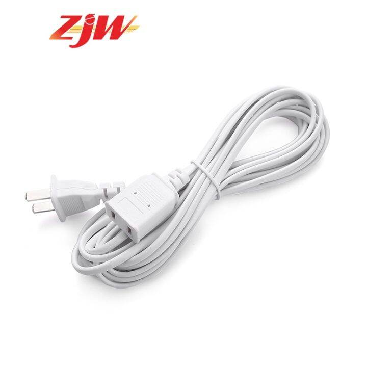 ZJW Dual Portable Extension Cord with 2 Pin Plug - 4.5M Power Cord ...