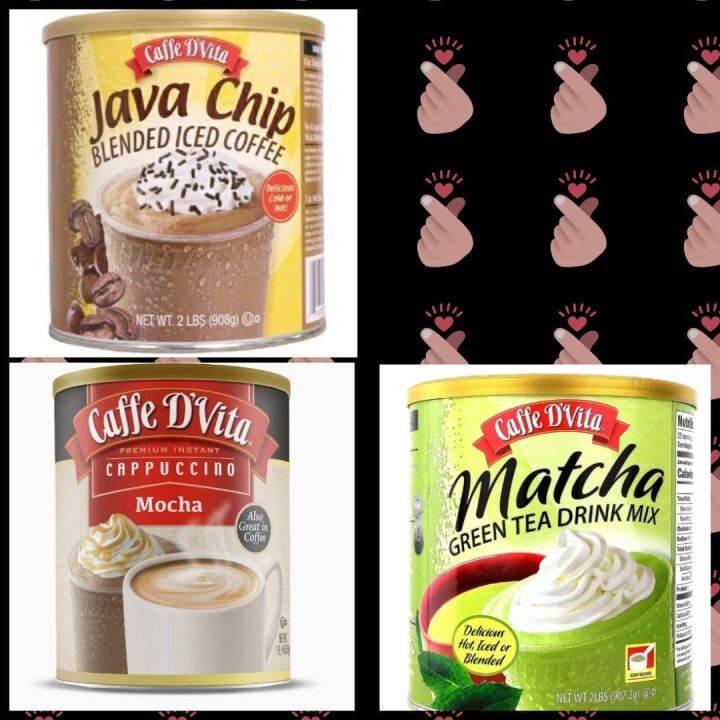 Caffe D'Vita (Matcha, Mocha and Java Chip Flavors) in 907.2 grams ...