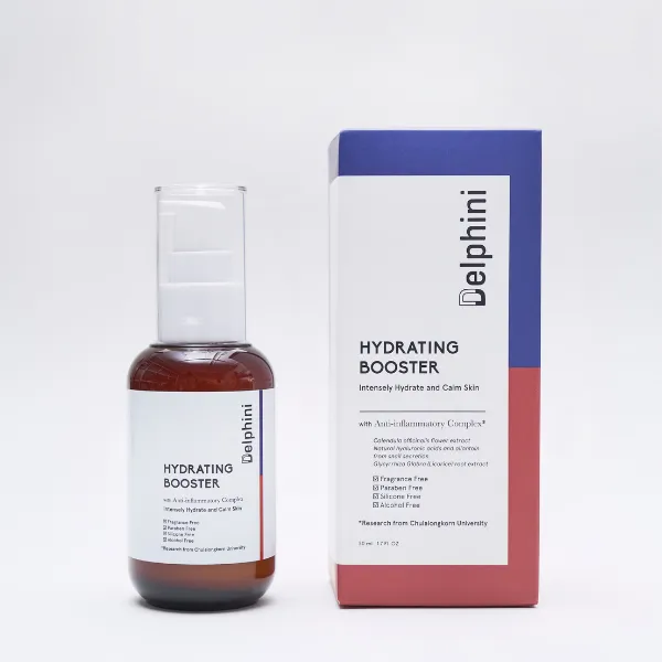 Skin-Glowing Set : Delphini Intense Serum & Hydrating Booster As the ...
