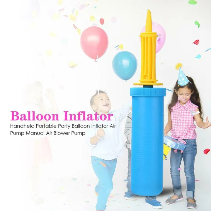 2PCS Portable Balloon Pump Hand Air Filler Party Tool Inflator ...