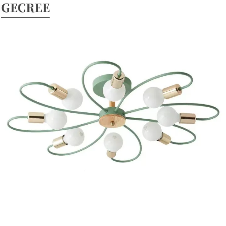 GECREE 220V E27 368 Head LED Iron Living Room Ceiling Light Chandelier ...
