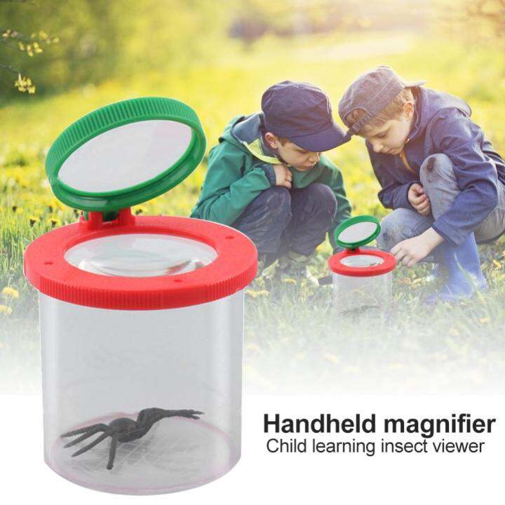 Kids Insect Viewer 3X 6X Magnifying Glass Children Crawlers Animal ...