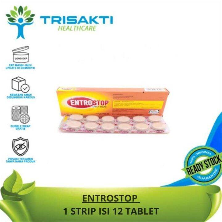 Entrostop Strip isi 10 Tablet-Obat Anti Diare | Lazada Indonesia