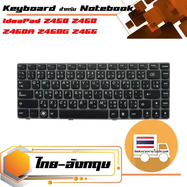 สินค้าคุณสมบัติเทียบเท่า คีย์บอร์ด เลอโนโว - Lenovo keyboard (แป้นไทย ...