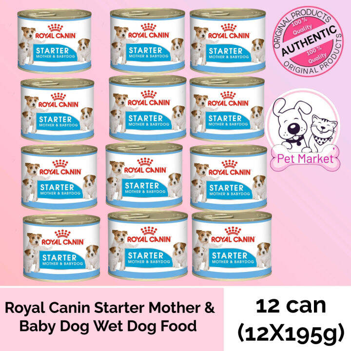 Royal Canin Starter Mousse Mother & Babydog Dog Wet Food 12canX195g | Lazada PH