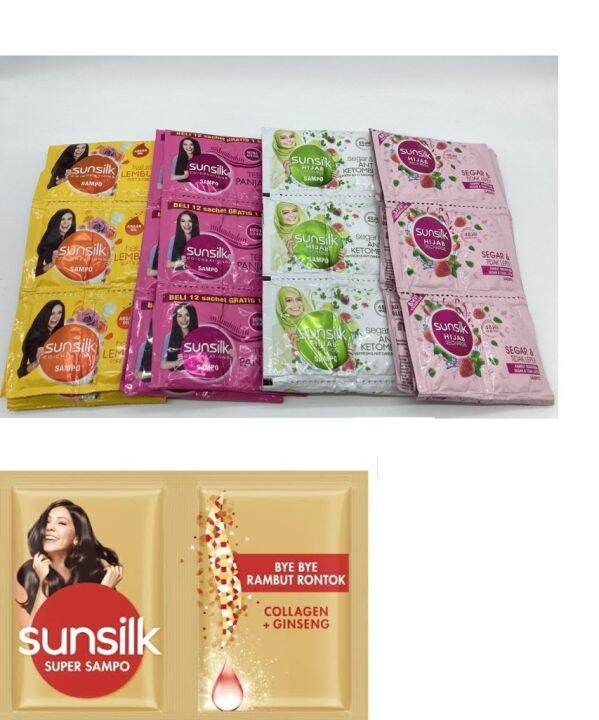 Sunsilk Shampoo 1 Renceng isi 12 pcs | Lazada Indonesia