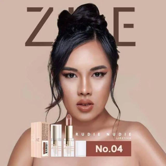 ลิปชี ZHE Lip stick Rudie Nudie มี 4 สีให้เลือก | Lazada.co.th