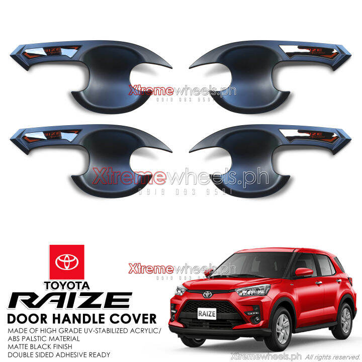 Toyota Raize 2022-2024 Thailand Made Matte Black Door Protector Bowl ...
