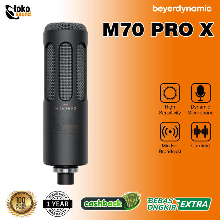 Beyerdynamic M70 PRO X - Dynamic microphone for streaming and Podcast ...