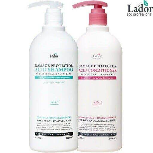 Lador Damage Protector Acid Shampoo / Conditioner 900 ml | Lazada Indonesia