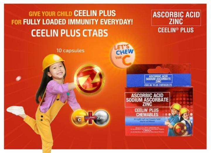 Unilab Ceelin® Plus Chewables | Lazada PH