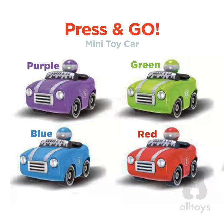 Press and Go Mini Toy car kids kereta mainan kecil racing car | Lazada
