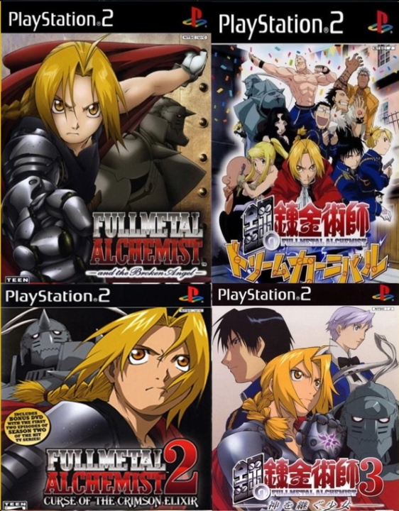 PS2 Fullmetal Alchemist All Series Games | Lazada