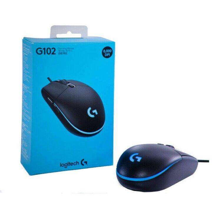 LOGITECH G102 Prodigy ,G102 white Gaming Mouse เม้าส์สำหรับเล่นเกม ...