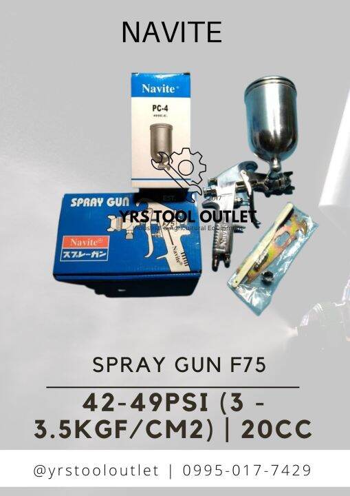 Navite Spray Gun F75 | Lazada PH