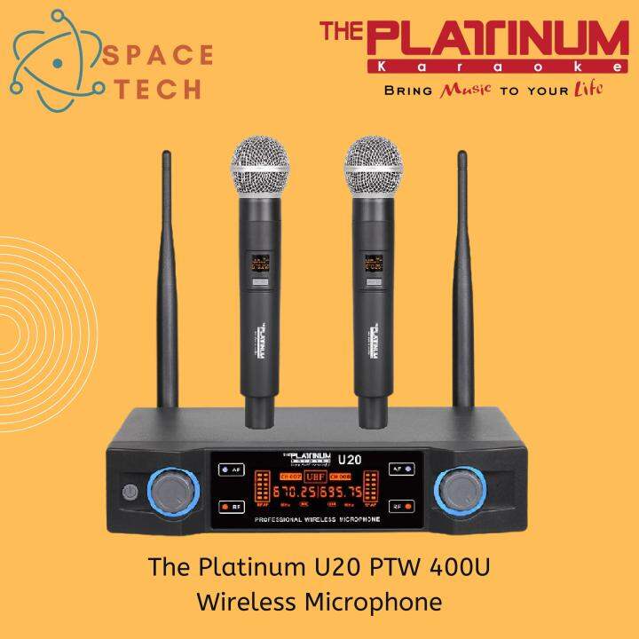 The Platinum U20 PTW 400U Wireless Microphone | Lazada PH