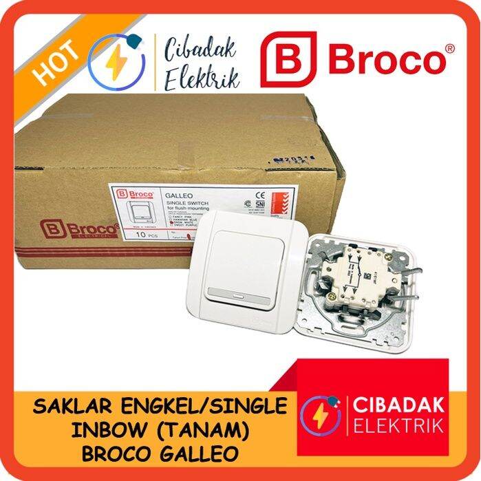 SAKLAR ENGKEL IB BROCO GALLEO / SAKLAR SINGLE BROCO GALEO | Lazada ...