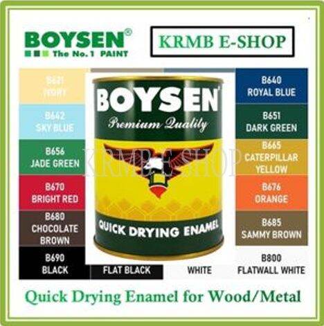 Boysen Quick Drying Enamel Paint 1/4 Liter (For Wood And Metal Application) | Lazada PH