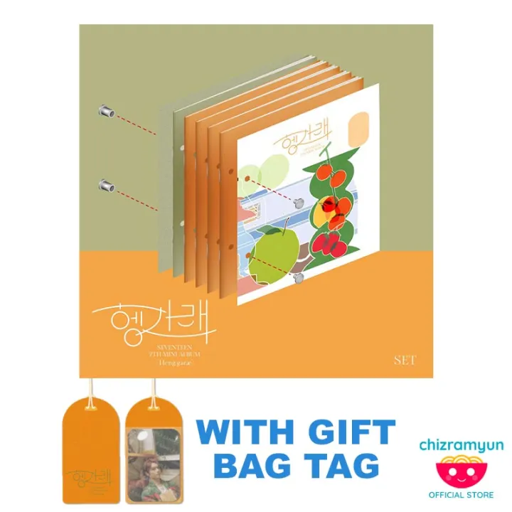 Seventeen Henggarae Set Mini Album Vol.7 Weverse Gift Bag Tag Poster ...