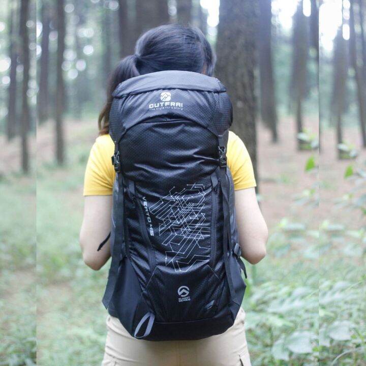 Carrier 45 Liter Tas Gunung Pria Wanita Carier Tas Hiking Outdoor Keril Murah Tas Ransel Gunung ...