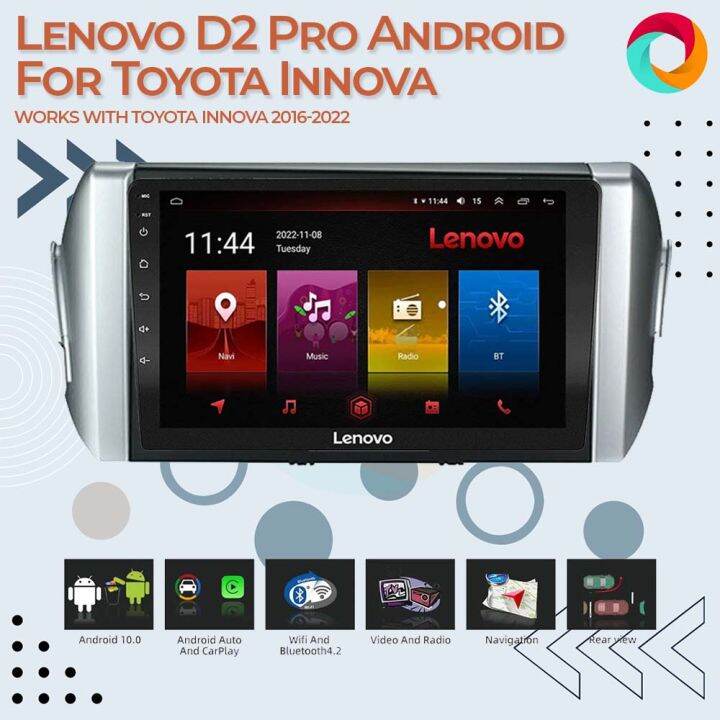 Lenovo D2Pro-9 Android Car Stereo 9 inch 4GB+64GB Head Unit with GPS ...