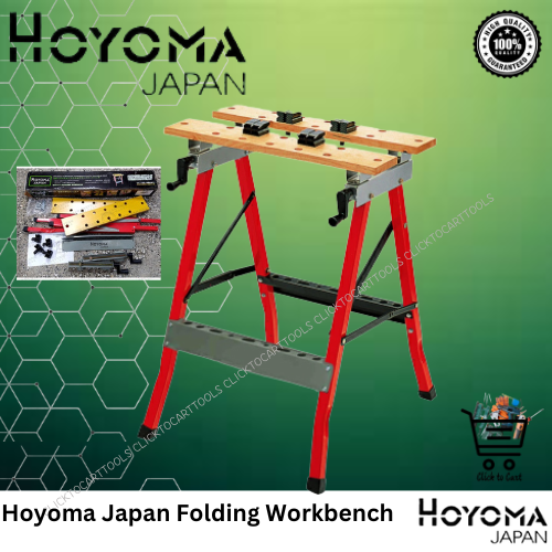 Hoyoma Japan folding Clamping Workbench With Movable Peg | Lazada PH