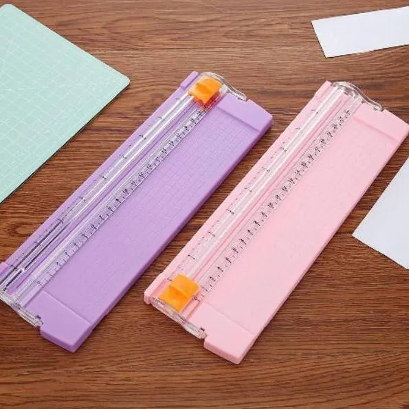 Mesin Pemotong Kertas Portable Mini F4 A4 A5 Presisi Untuk Scrapbook