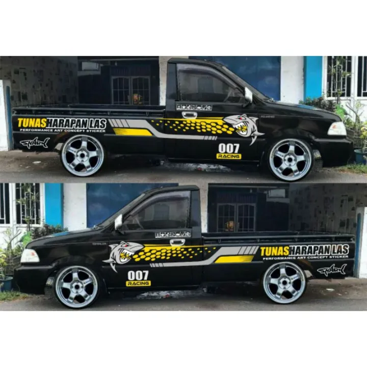 Stiker mobil pick up kijang cutting stiker mobil pick up kijang zebra ...