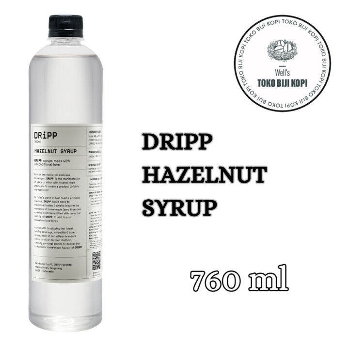 DRIPP SYRUP HAZELNUT FLAVOUR - 760 ML / SIRUP DRIPP HAZELNUT | Lazada ...