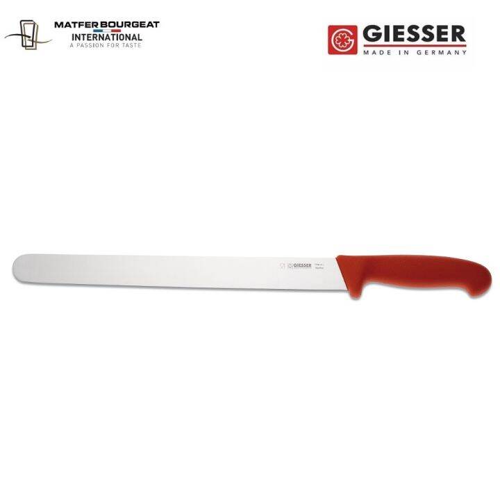 Giesser Messer Slicing knife 31cm / HACCP colour coded stamped knives ...