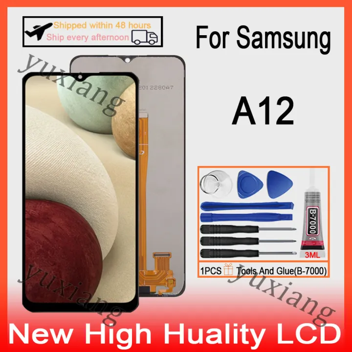 Original Lcd For Samsung Galaxy A12 A125 A125f A125f Ds Lcd Display Touch Screen Digitizer