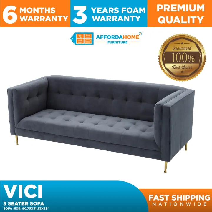 AFFORDAHOME FURNITURE - VICI CLASSIC MODERN SOFA ( 3 SEATER / 2 SEATER) | Lazada PH