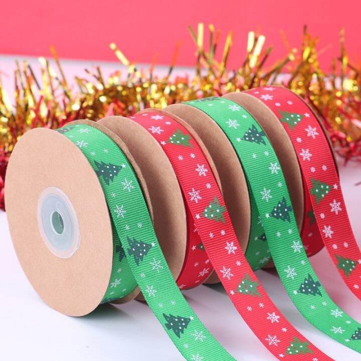 1 cm/2cm/ 2.5cm 25 yards/10 yards Xmas Ribbons Satin Ribbon Cake Box ...