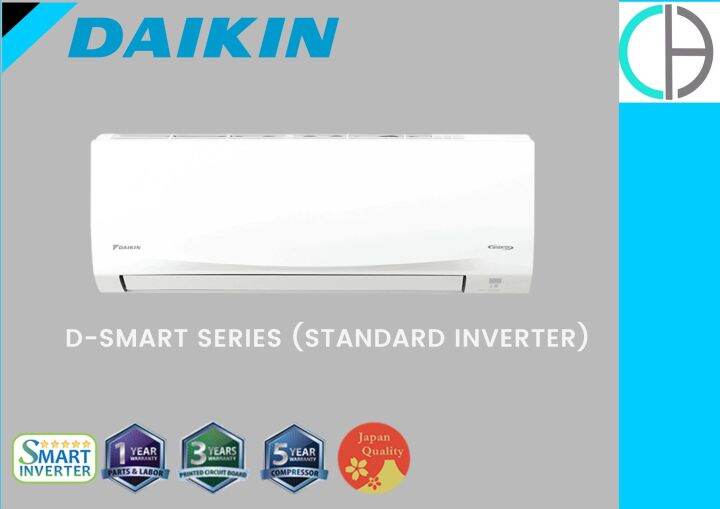 DAIKlN D-Smart Series (Standard Inverter) 1.0HP | Lazada PH