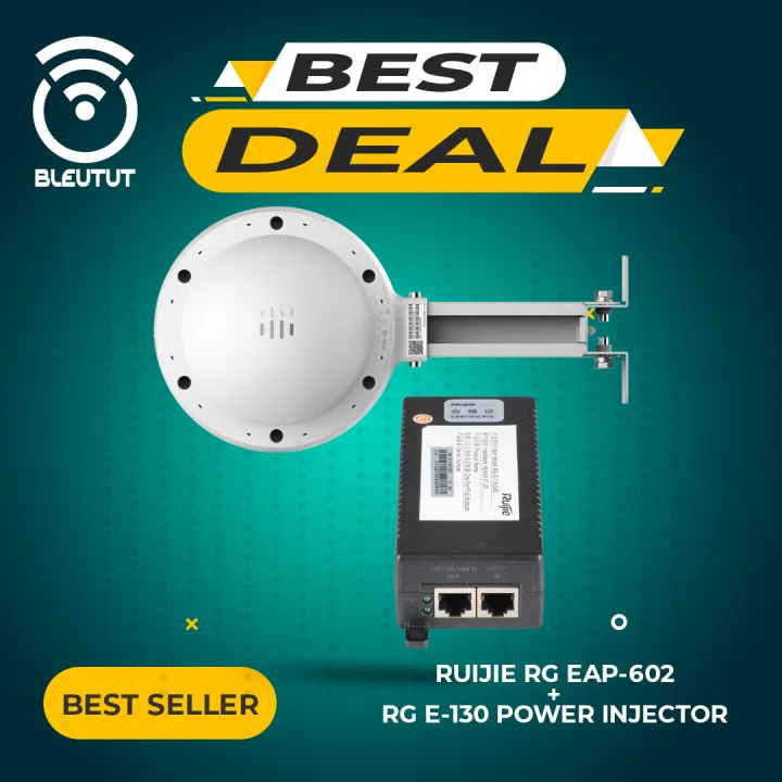 Ruijie RG-EAP602 Dual Band Gigabit Outdoor Access Point + RG E-130 ...