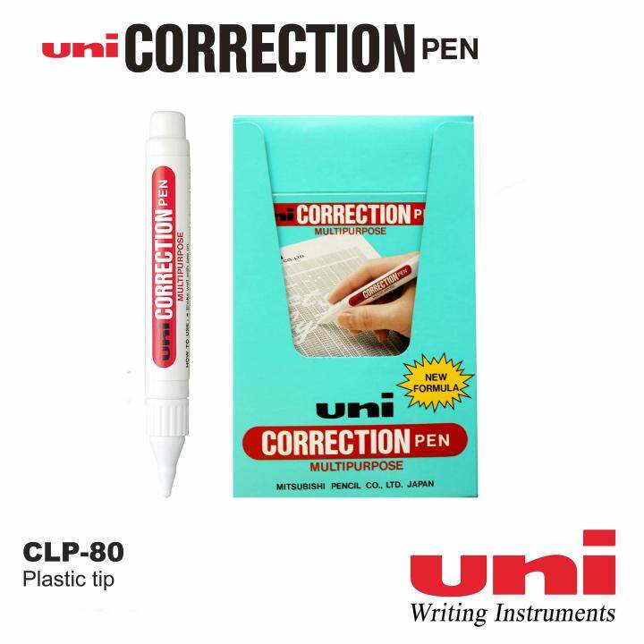 Uni Correction Pen Plastic Tip Pack of 6 | Lazada PH