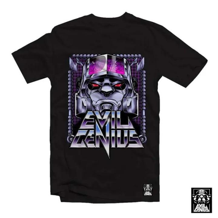 Men T Shirt Evil Genius Unisex Mechatron T-Shirt (Black) | Lazada PH