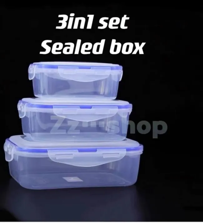 3 in 1 single layer Ref Food storage Container | Lazada PH