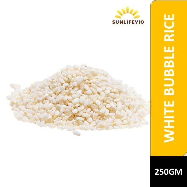 WHITE BUBBLE RICE PUFFED RICE / BERTIH BERAS PUTIH 泡泡米 白炒米 -250 GRAMS ...