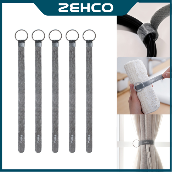 FaSoLa 8Pcs 15cm/25cm Magic Cable Ties with Hook Nylon Reverse Buckle ...